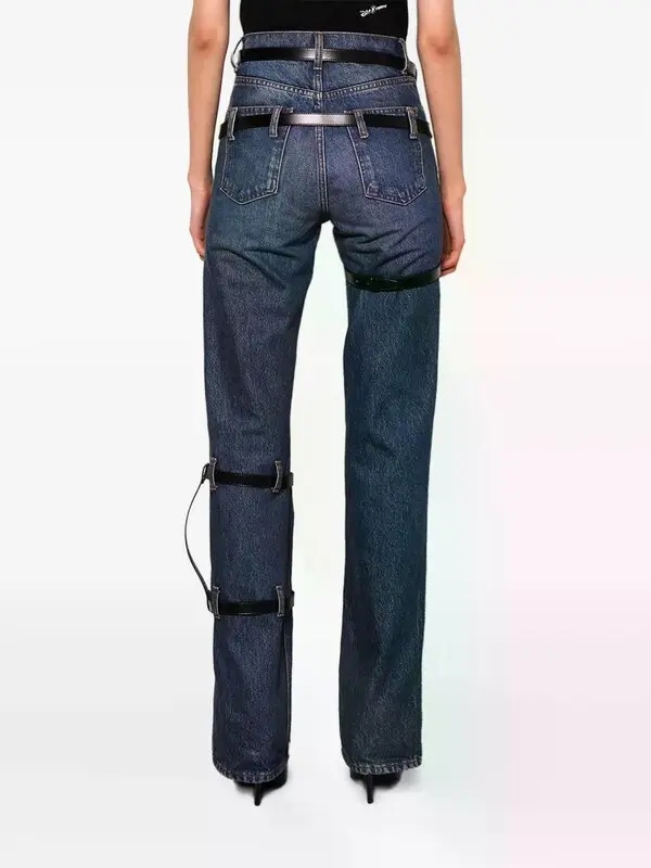 Coperni Multi-belt Five-pocket Jeans