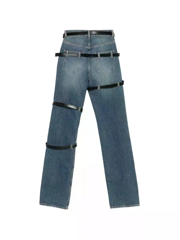 Coperni Multi-belt Five-pocket Jeans