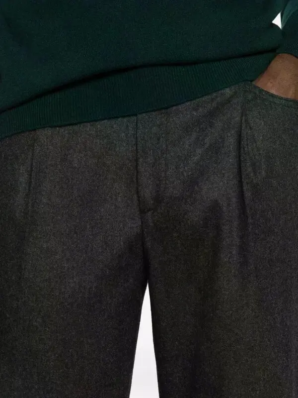 BRIGLIA 1949 Pleated Tailored Trousers - Grey