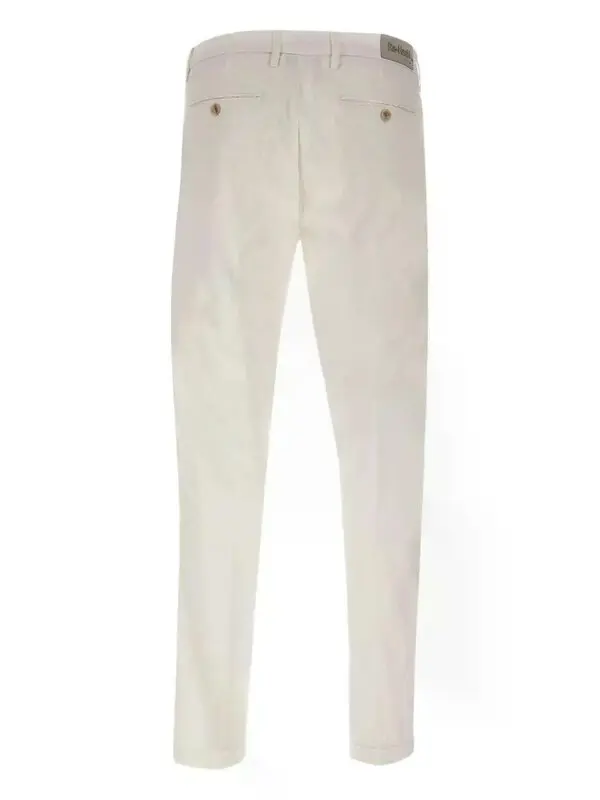 RE-HASH Logo Button Chinos Trousers