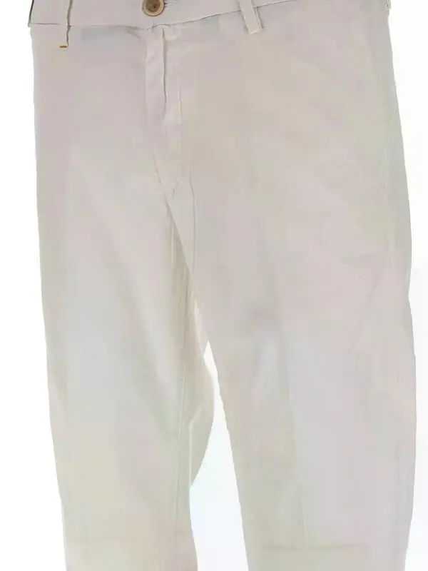 RE-HASH Logo Button Chinos Trousers