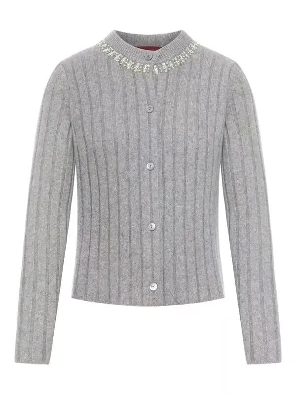 Gucci Ribbed-knit Cardigan
