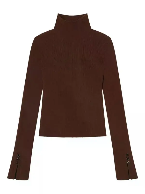 A.L.C. Jett Ribbed Turtleneck Top