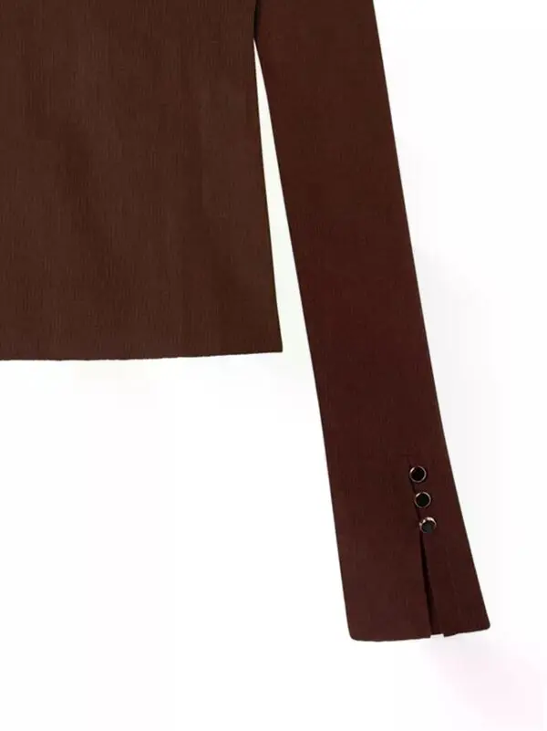 A.L.C. Jett Ribbed Turtleneck Top