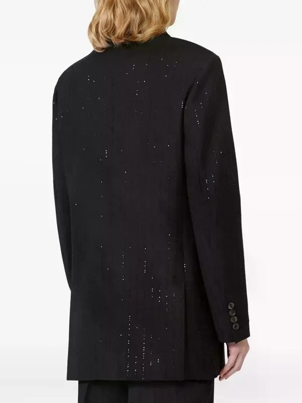 Max Mara Appia Double-breasted Blazer - Black