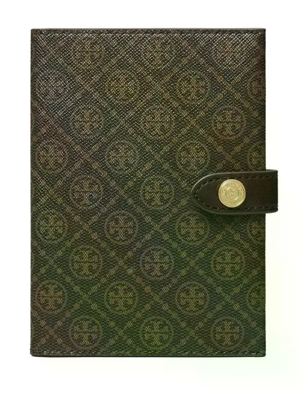 Tory Burch Monogram Passport Case - Brown