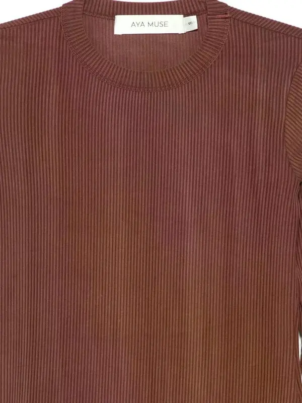 AYA MUSE Fine-ribbed T-shirt