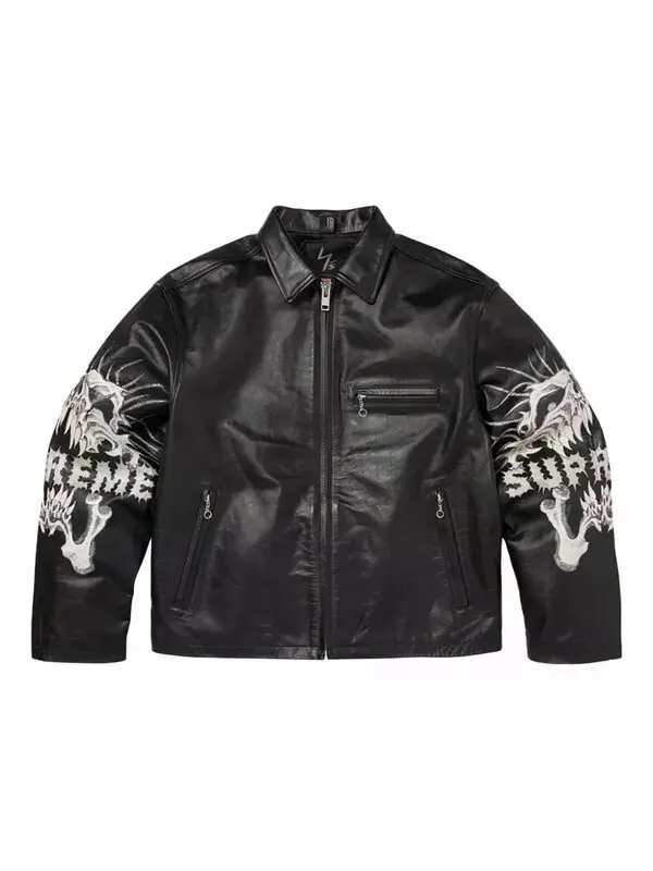 Supreme X Yohji Yamamoto Leather Jacket