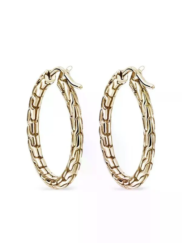 John Hardy 14k Yellow Jh Essential 22mm Hoop Earrings - Gold