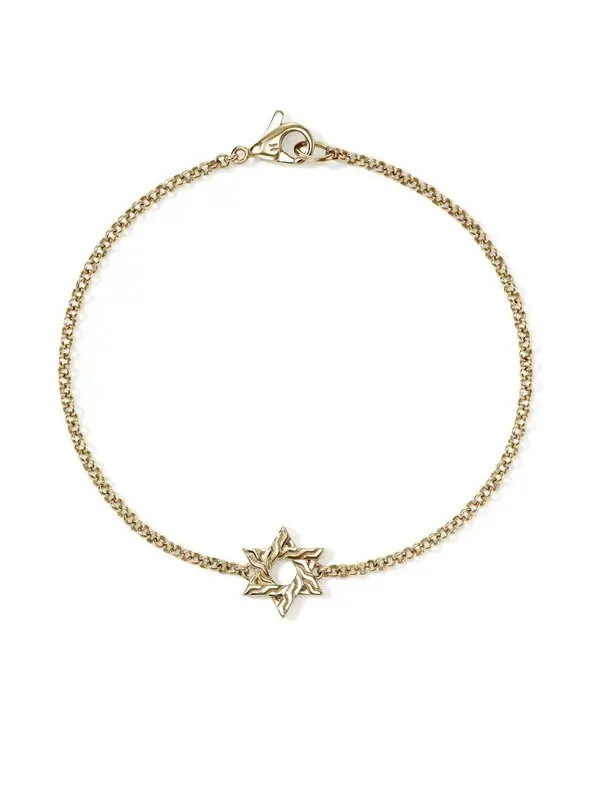John Hardy 14k Yellow Star Of David Bracelet - Gold