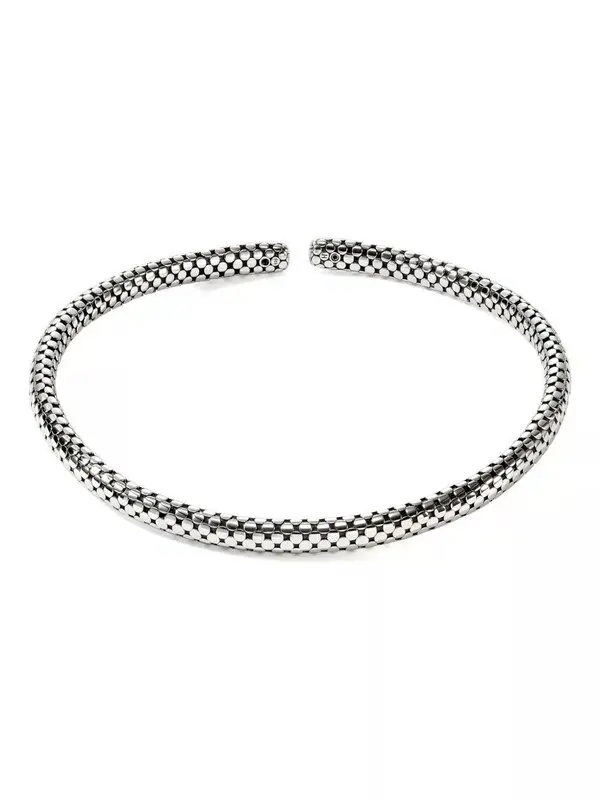 John Hardy Sterling Dot Collar Necklace - Silver