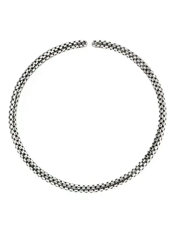 John Hardy Sterling Dot Collar Necklace - Silver