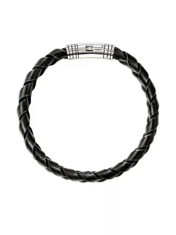 John Hardy Braided Leather Bracelet