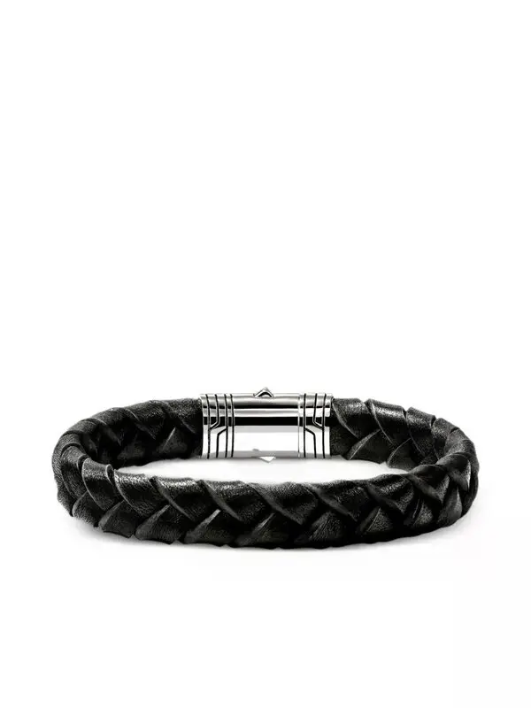 John Hardy Braided Leather Bracelet
