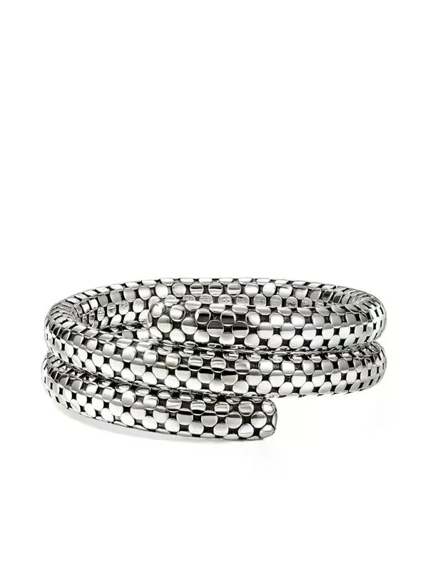 John Hardy Sterling Dot Coil Bracelet - Silver