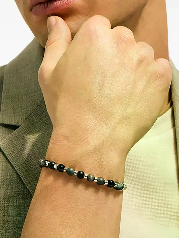 John Hardy Sterling Beaded Bracelet - Silver