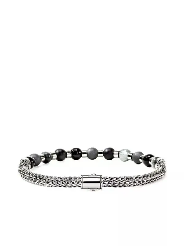 John Hardy Sterling Beaded Bracelet - Silver