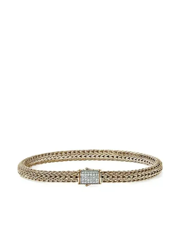 John Hardy 14k Yellow Icon Diamond Bracelet - Gold