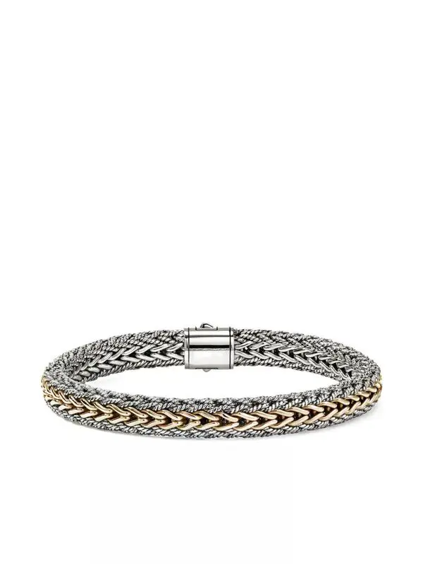 John Hardy 14k Yellow Gold And Sterling Icon Bracelet