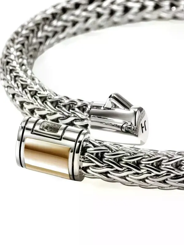 John Hardy 14k Yellow Gold And Sterling Icon Bracelet