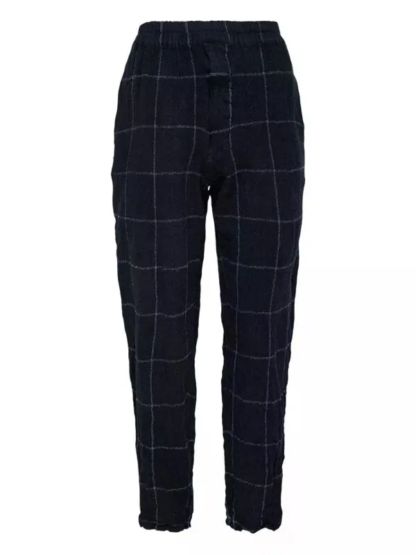 Comme Des Garçons Checked Trousers