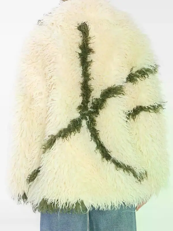 JAKKE Fur-effect Cocoon Coat