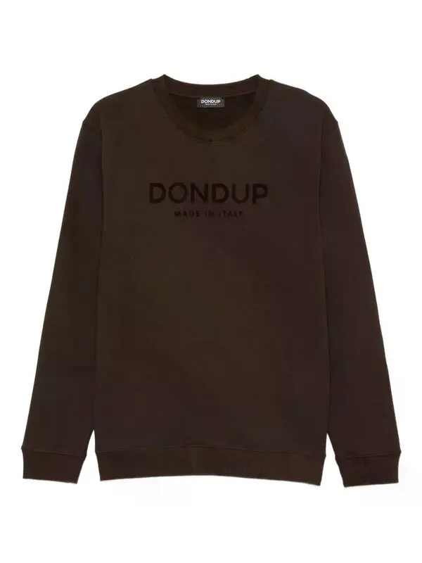 DONDUP Flocked Logo Sweatshirt
