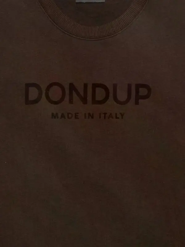 DONDUP Flocked Logo Sweatshirt
