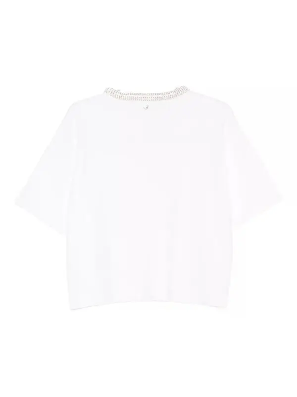 Liu Jo Embellished Crew-neck Top