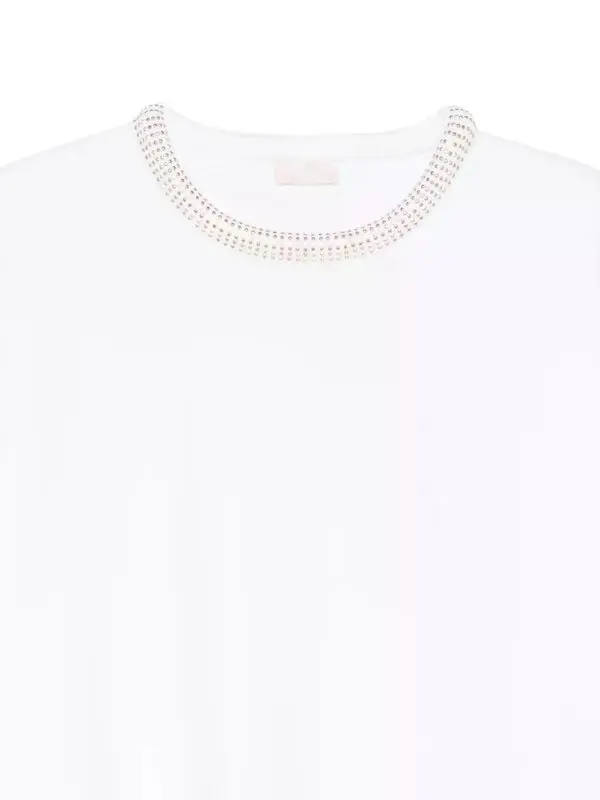 Liu Jo Embellished Crew-neck Top