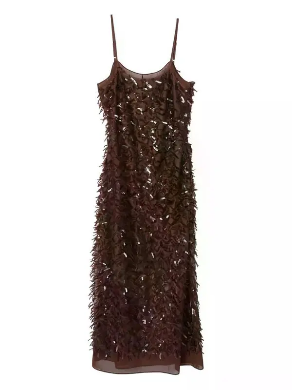 3.1 Phillip Lim Fringe-sequin Midi Dress