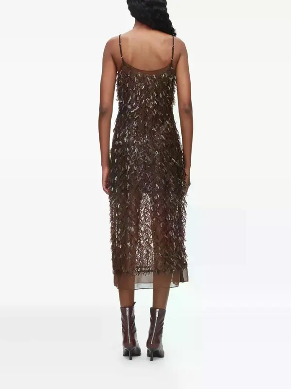 3.1 Phillip Lim Fringe-sequin Midi Dress
