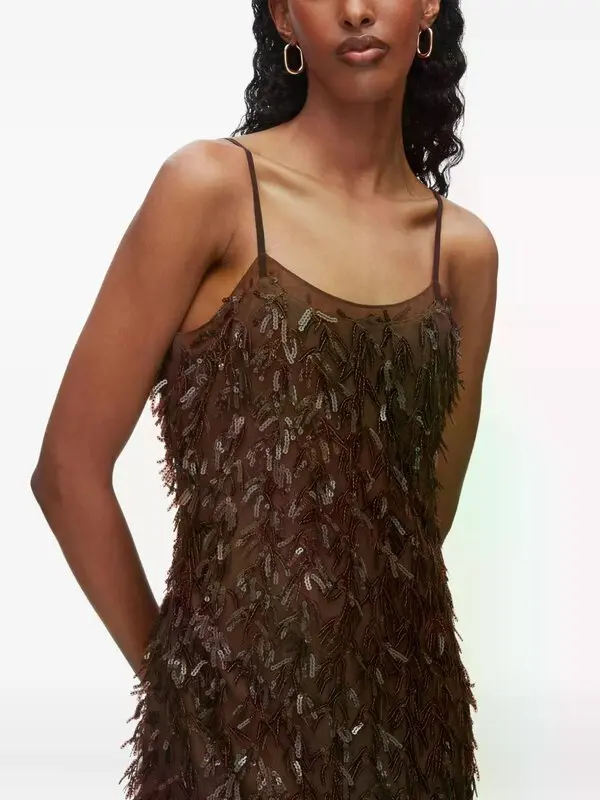 3.1 Phillip Lim Fringe-sequin Midi Dress