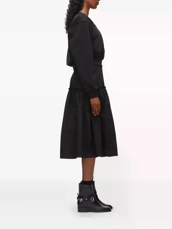 3.1 Phillip Lim Tiered Cold-shoulder Midi Dress