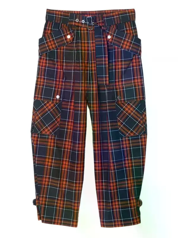 3.1 Phillip Lim Plaid Cropped Trousers
