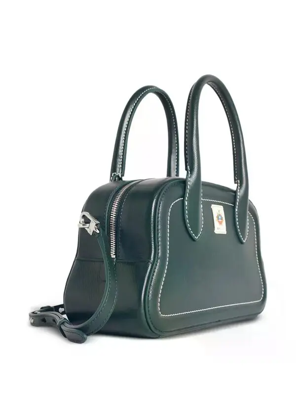 Bally Unda Leather Tote Bag - Green