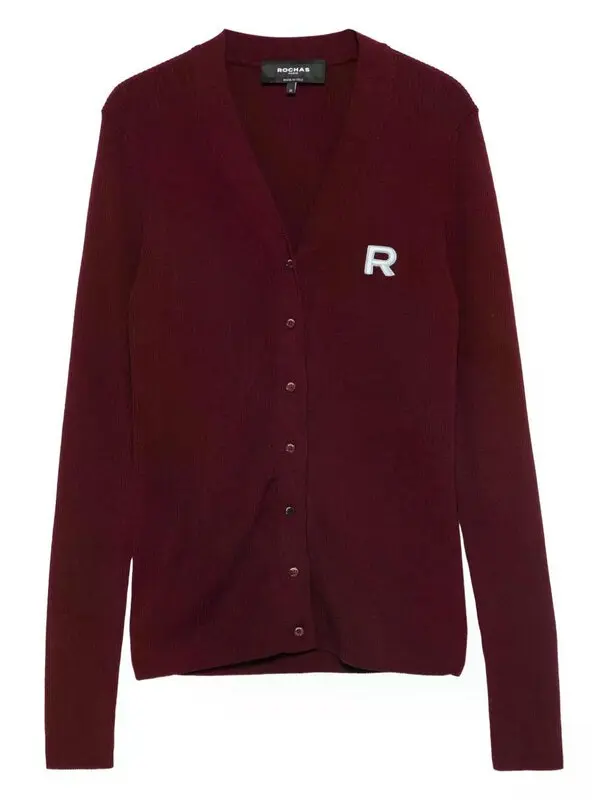 Rochas Logo-appliqué Cardigan