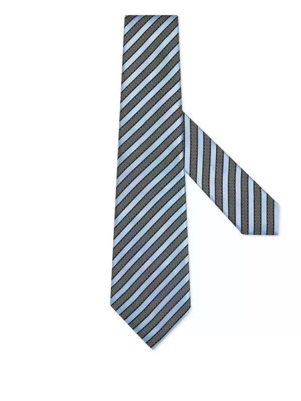 Zegna Striped Tie - Blue