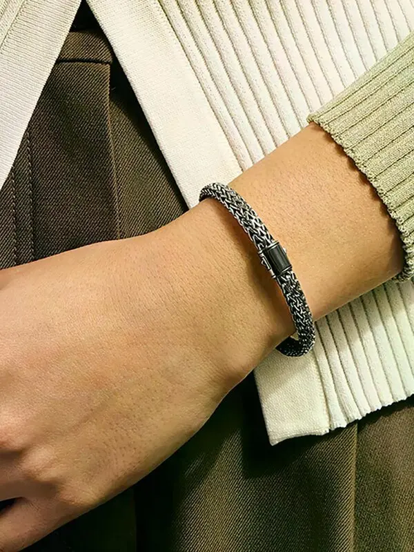 John Hardy Sterling Silver Icon Chain Bracelet