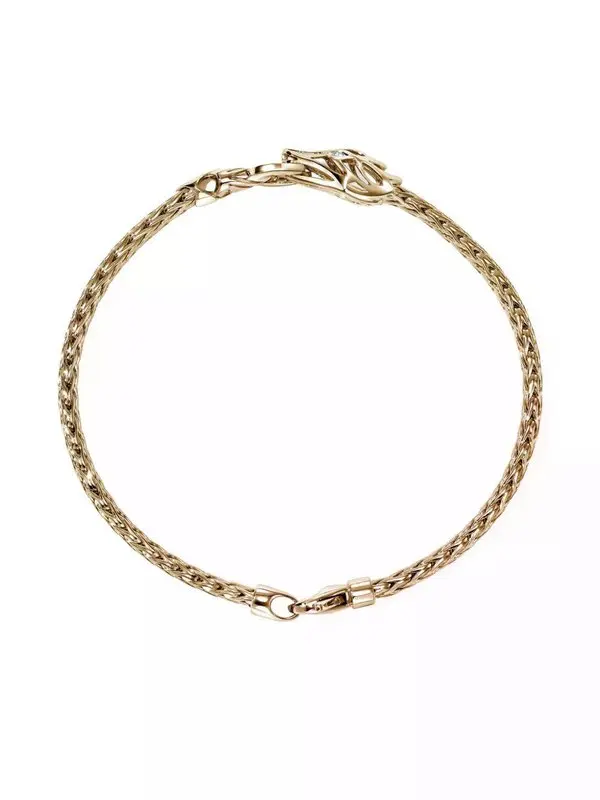 John Hardy 14k Yellow Naga Diamond Bracelet - Gold