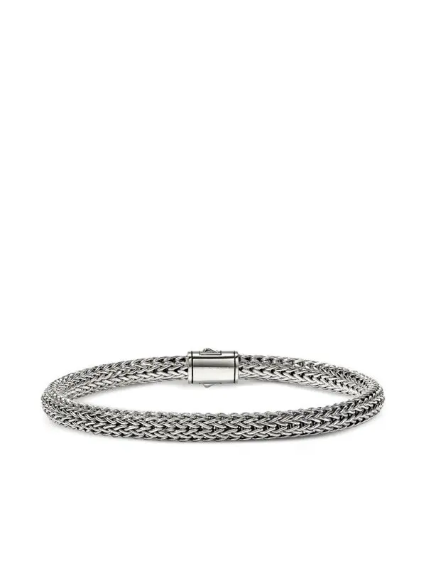 John Hardy Sterling And 14k Yellow Gold Icon Bracelet - Silver