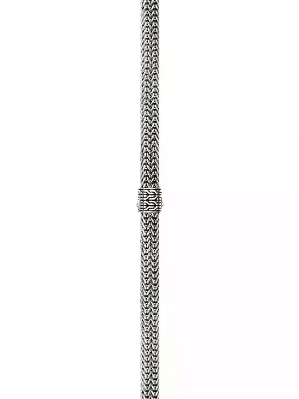 John Hardy Sterling Icon Link Diamond Necklace - Silver