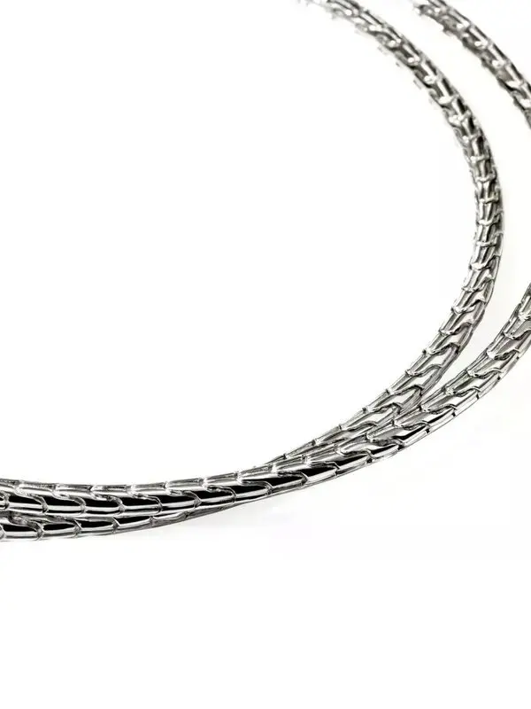 John Hardy Sterling Hoop Earrings
