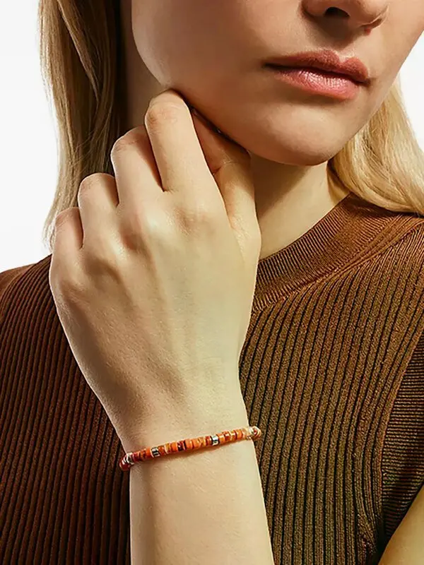 John Hardy Sterling Heishi Bead Bracelet