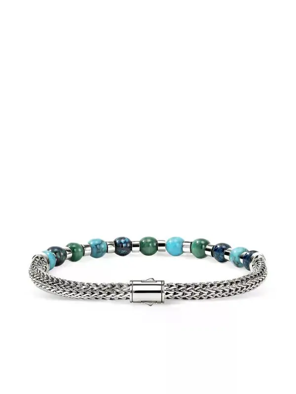 John Hardy Sterling Beaded Bracelet - Silver