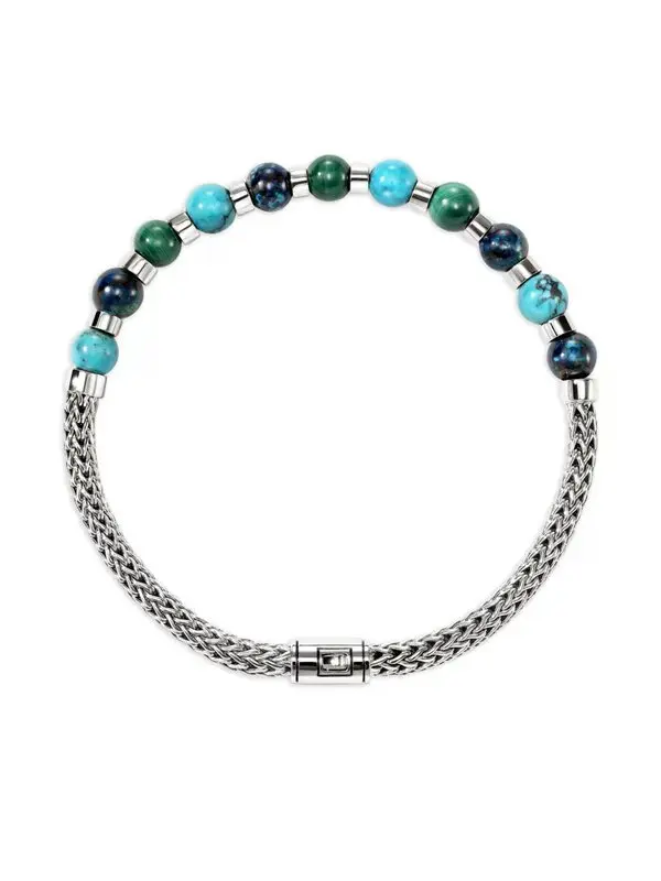 John Hardy Sterling Beaded Bracelet - Silver
