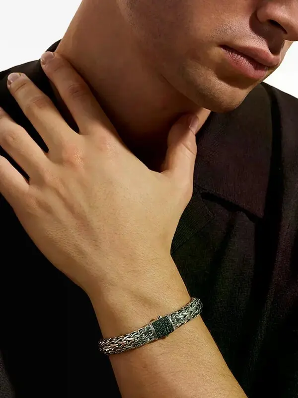 John Hardy Sterling Icon Sapphire Bracelet