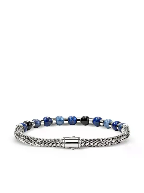 John Hardy Sterling Beaded Bracelet - Silver