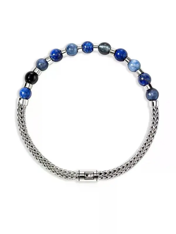 John Hardy Sterling Beaded Bracelet - Silver