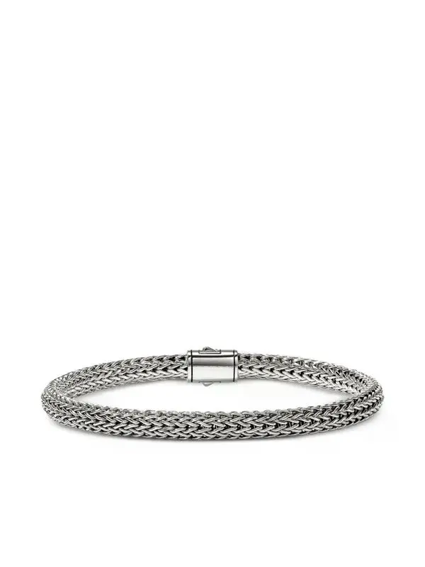 John Hardy Sterling Icon Diamond Bracelet - Silver